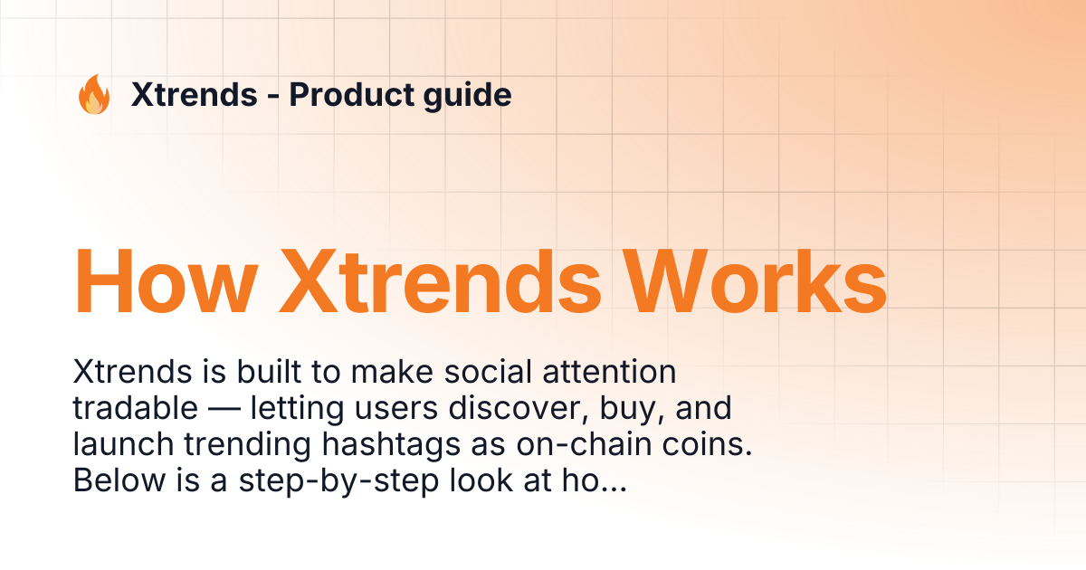 How Xtrends Works | Xtrends - Product guide